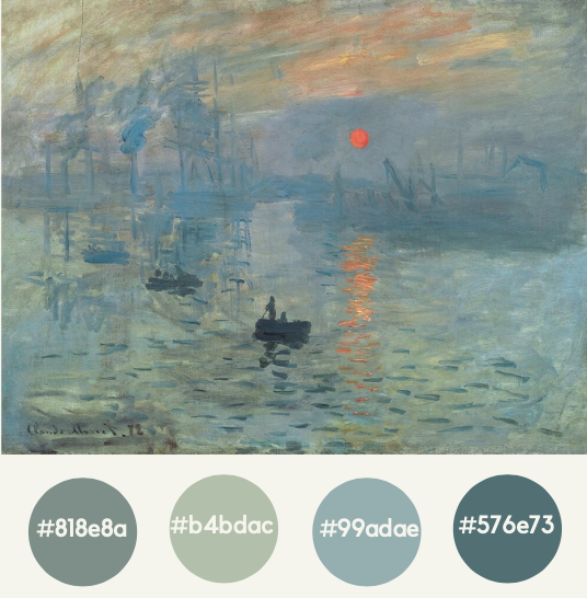 Color Inspiration from Monet: The Greatest Impressionist - Designs AI
