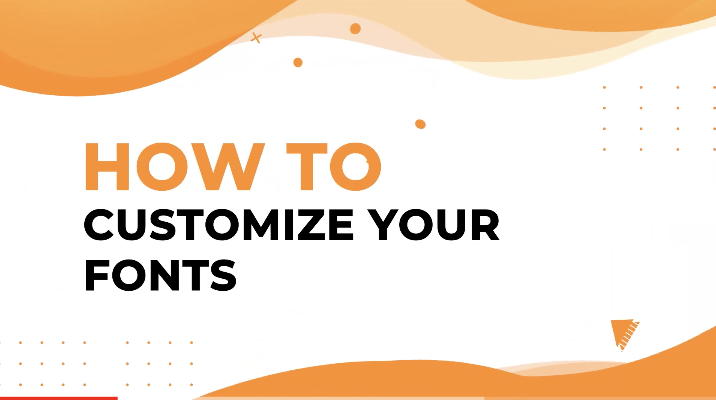 How to customize your fonts in Designmaker?